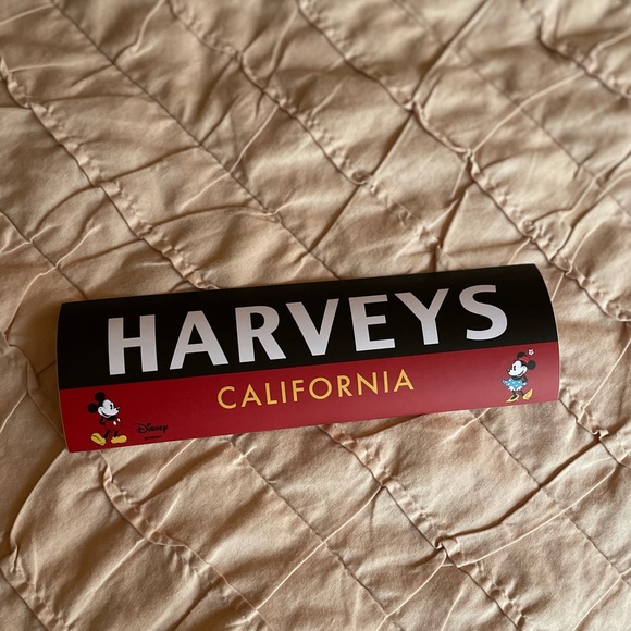 Harveys | Bags | Harveys Mickey Bumper Sticker | Poshmark